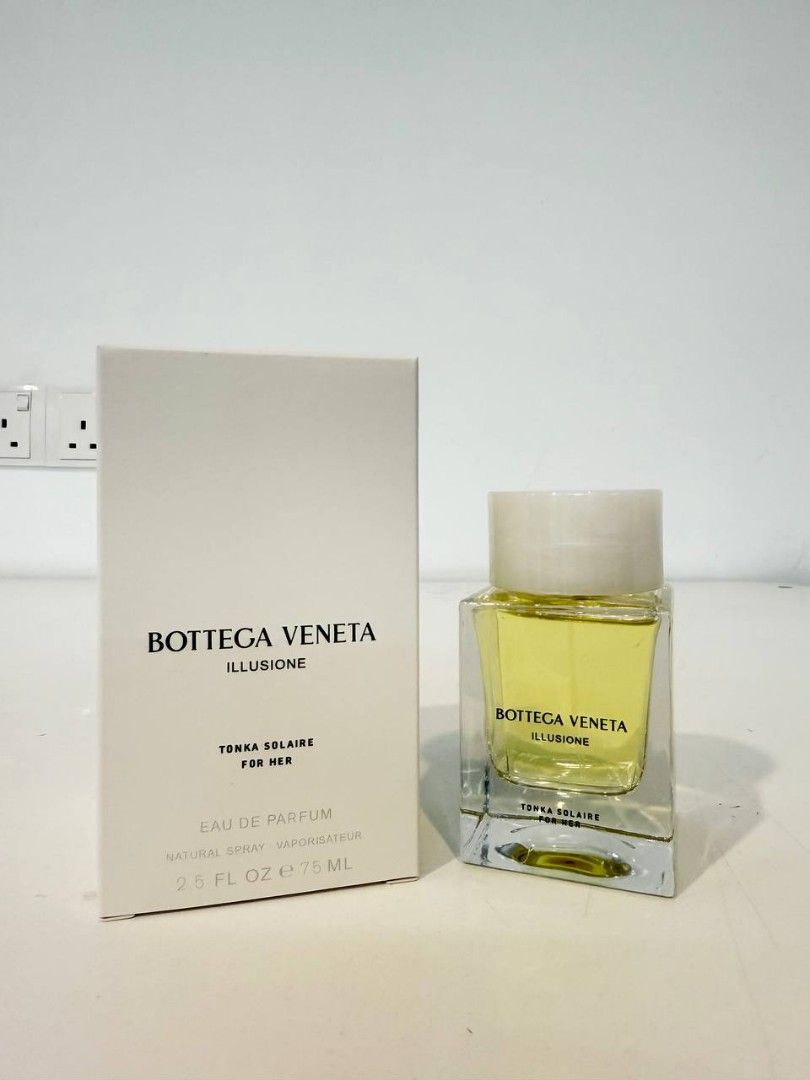 ORIGINAL PERFUME TESTER UNIT BOTTEGA VENETA ILLUSIONE TONKA SOLAIRE FOR ...