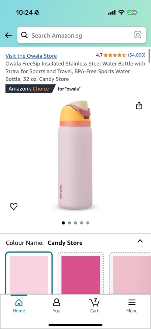 Owala Candy Store Freesip 32 oz, Furniture & Home Living, Kitchenware ...