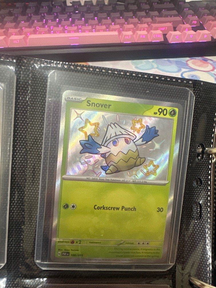 PAF baby shiny Snover 100/091, Hobbies & Toys, Toys & Games on Carousell