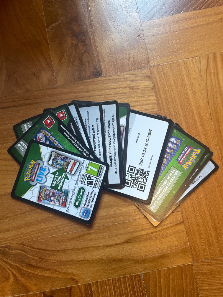 pokemon code cards, Hobbies & Toys, Toys & Games on Carousell
