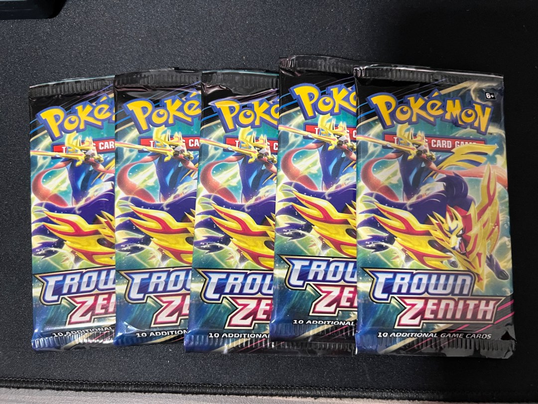 Pokemon crown zenith packs, Hobbies & Toys, Toys & Games on Carousell