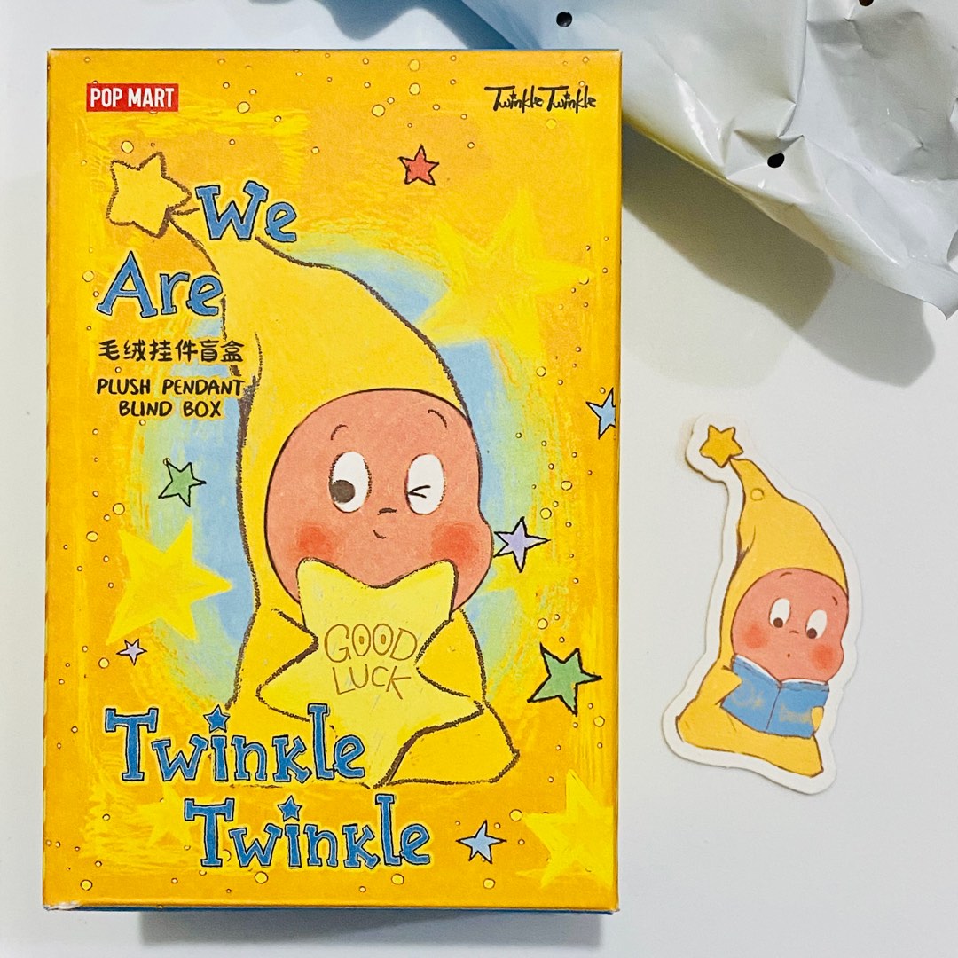 Pop Mart - Twinkle Twinkle Little Start | Plush Pendant Blink Box ...