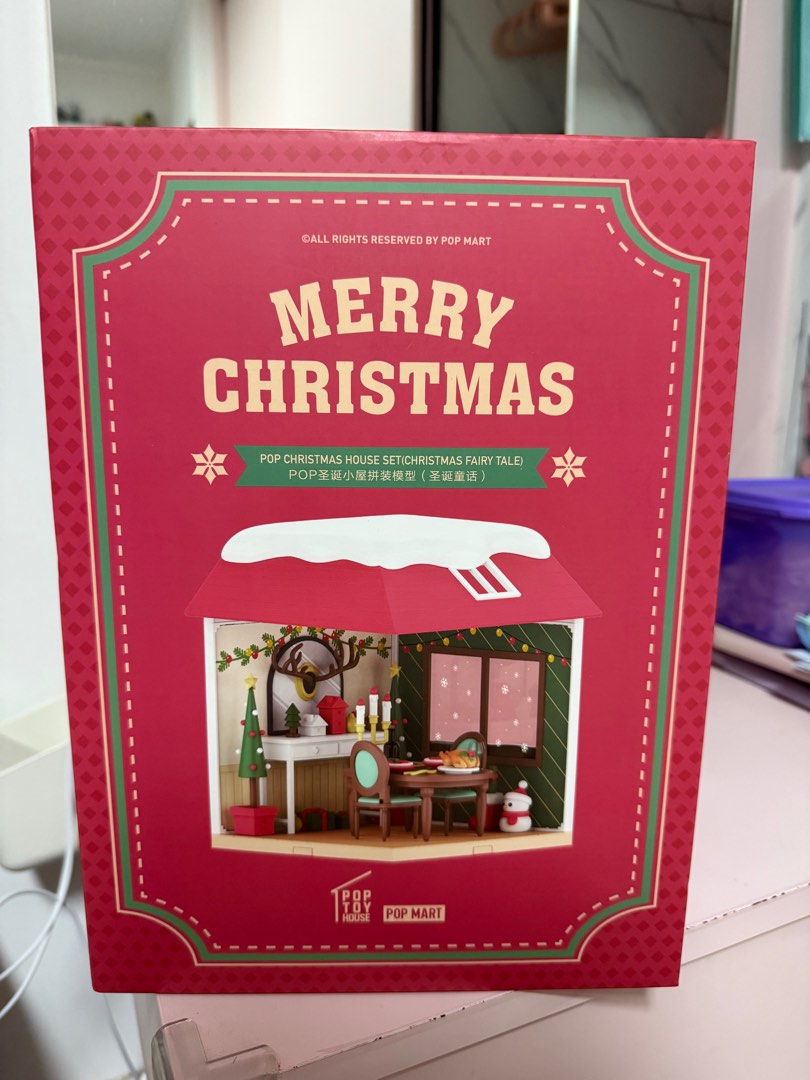 PopMart Christmas House, Hobbies & Toys, Toys & Games on Carousell