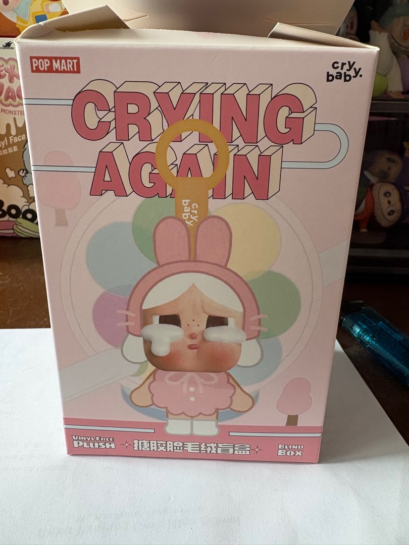 Popmart Crybaby crying again Vinyl face (Bear/ Duck), Hobbies & Toys ...