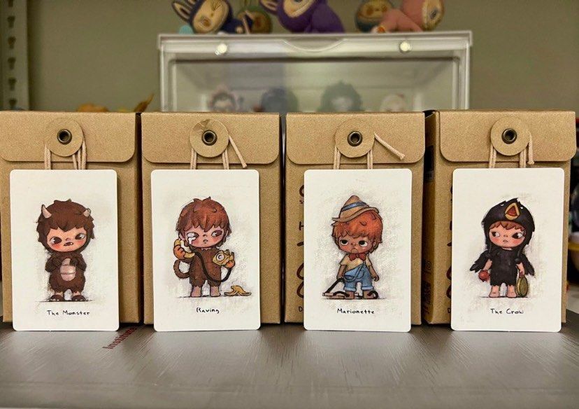 Popmart Hirono the other one series monster marionette crow raving ...