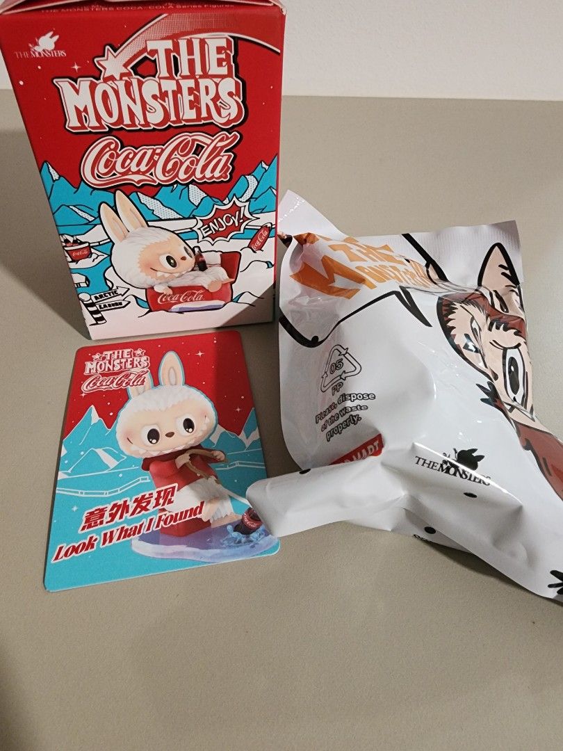 Popmart Labubu Coca-Cola, Hobbies & Toys, Toys & Games on Carousell