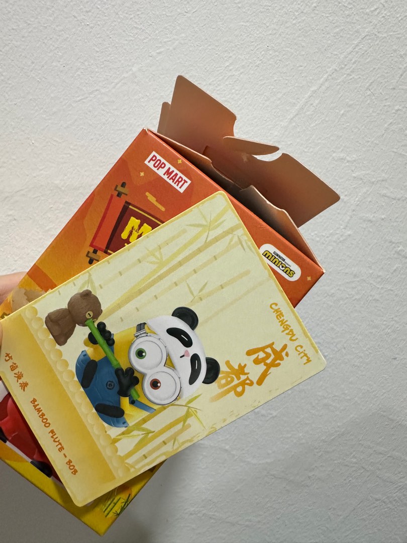 Popmart Minion - Bamboo Flute - Bob, Hobbies & Toys, Toys & Games on ...