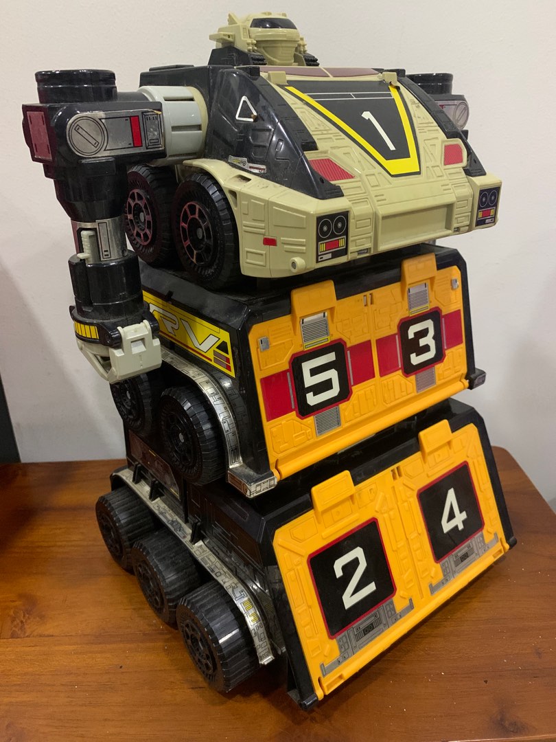 Power Rangers TURBO Carranger DX RV Robo Victrailer Megazord Set ...