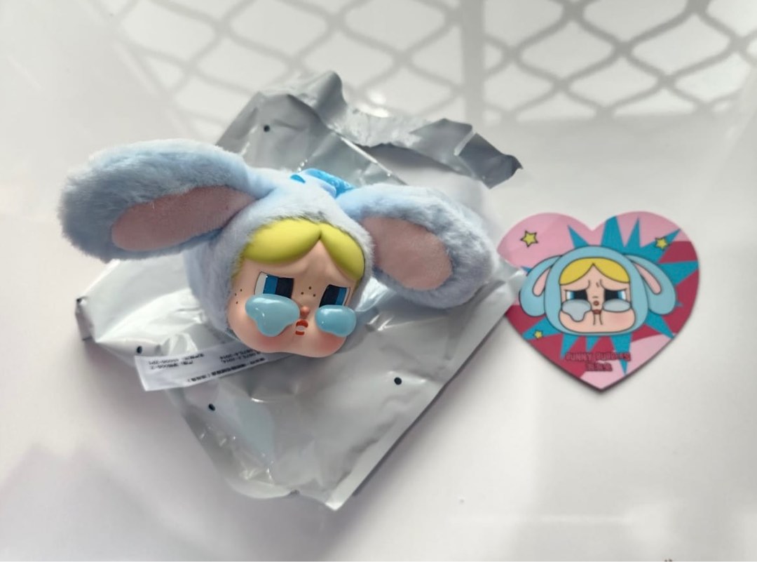 PPG x Popmart Crybaby Bunny (Bubbles), Toys & Collectibles, Mainan di ...