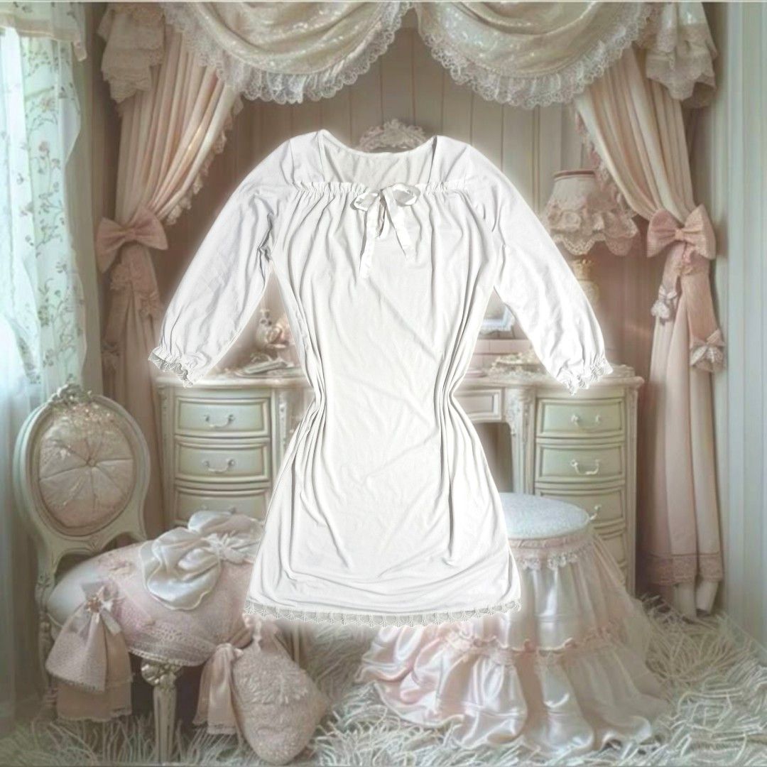 princess sleeping gown coquette, cottagore core, fairycore, dollette ...