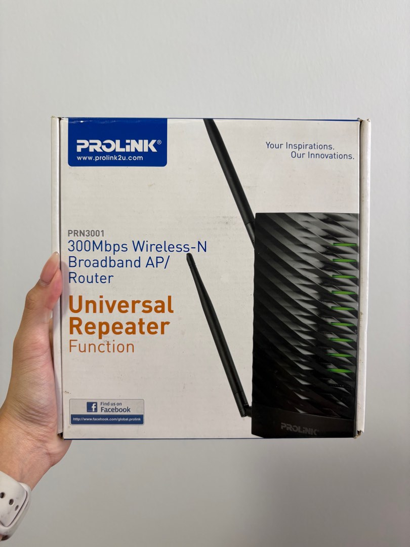 Prolink PRN3001 300Mbps Wireless-N Broadband AP/Router, Computers ...