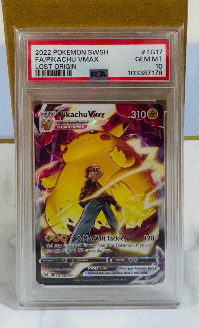 [PSA 10] Pikachu VMAX TG17/TG30 - Pokemon Lost Origin Trainer Gallery ...