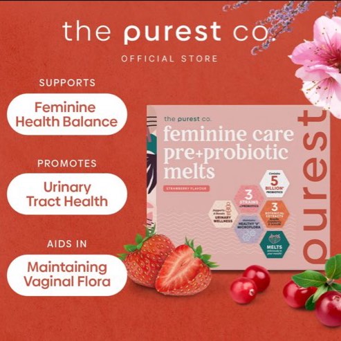 PUREST CO Feminine Care Pre+Probiotics, Health & Nutrition, Health ...