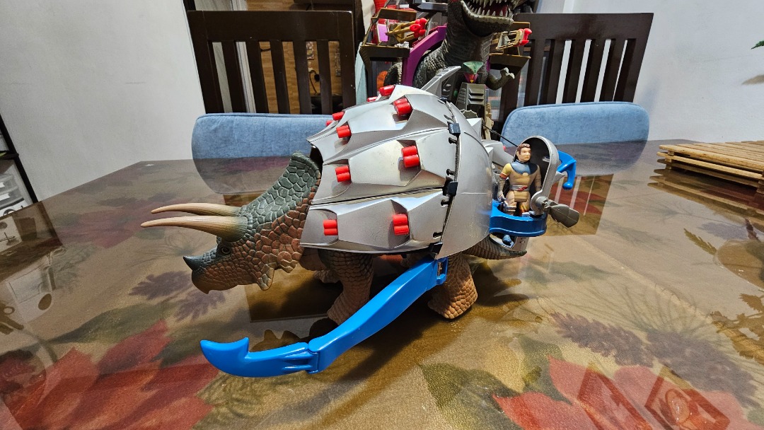 Rare Vintage Dinoriders Torosaurus by Tyco, Hobbies & Toys, Memorabilia ...