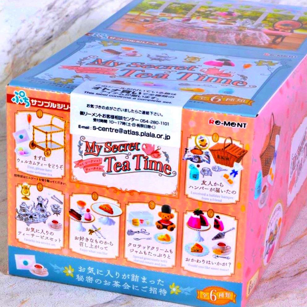 Re-ment My Secret Tea Time 我的秘密茶餐 下午茶 miniature 不重覆 盒蛋 原Box 齊set 微縮 迷你 ...