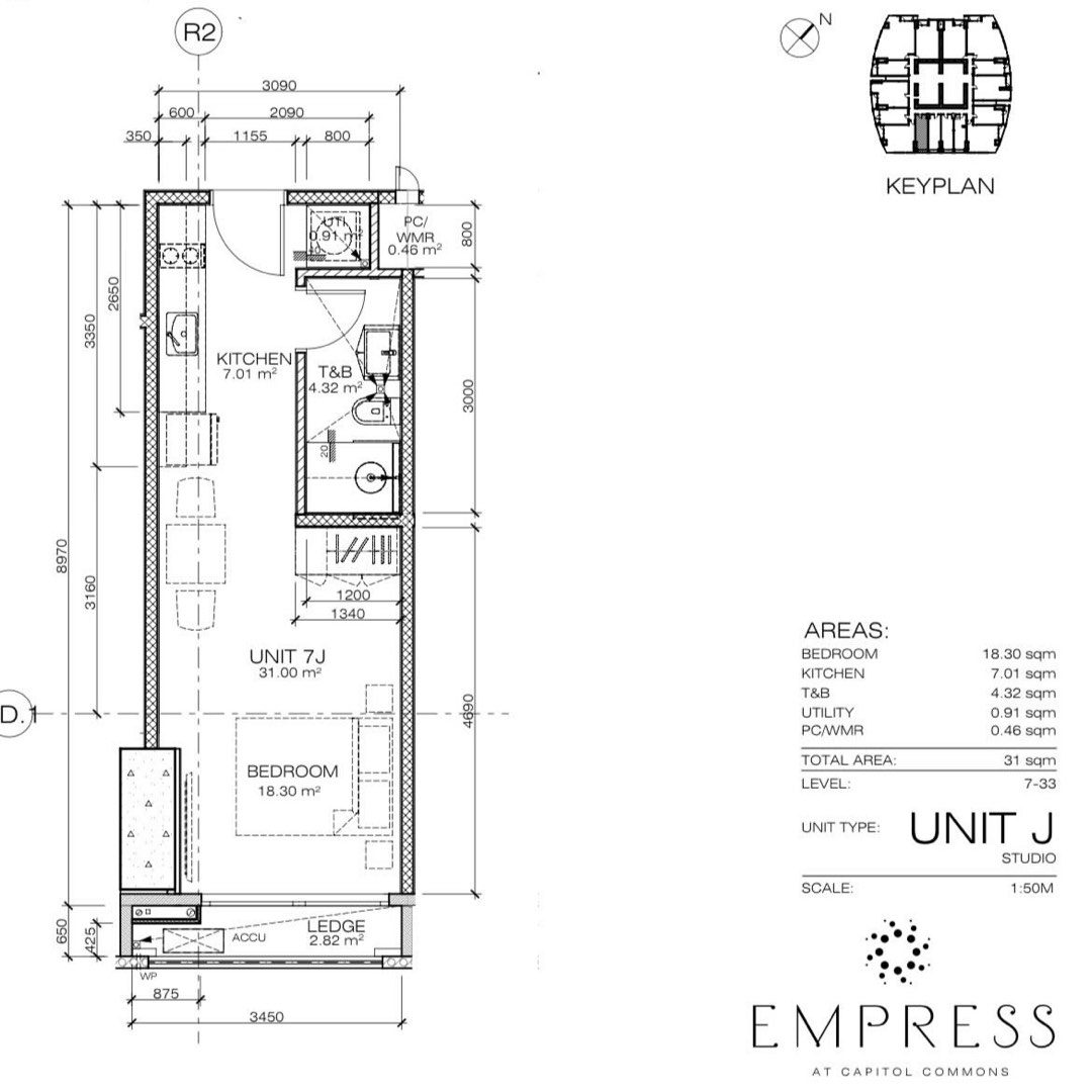 RUSH! Empress at Capitol Commons Studio 31sqm - PASALO, Property, For ...