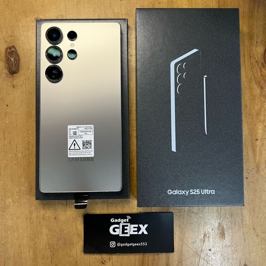 Samsung S25 Ultra 5G 512GB Titanium Gray super like new pemakaian 3 ...