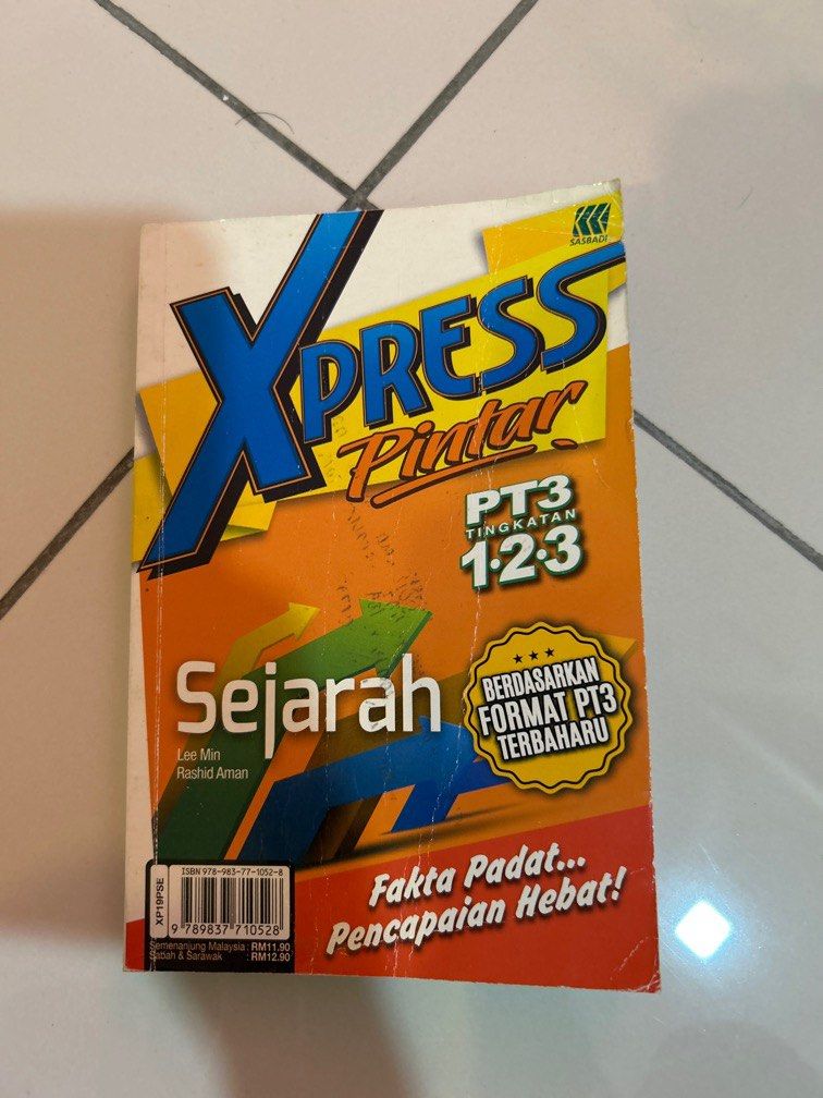 SASBADI XPRESS PINTAR SEJARAH TIngkatan 1,2,3, Hobbies & Toys, Books & Magazines, Textbooks on ...