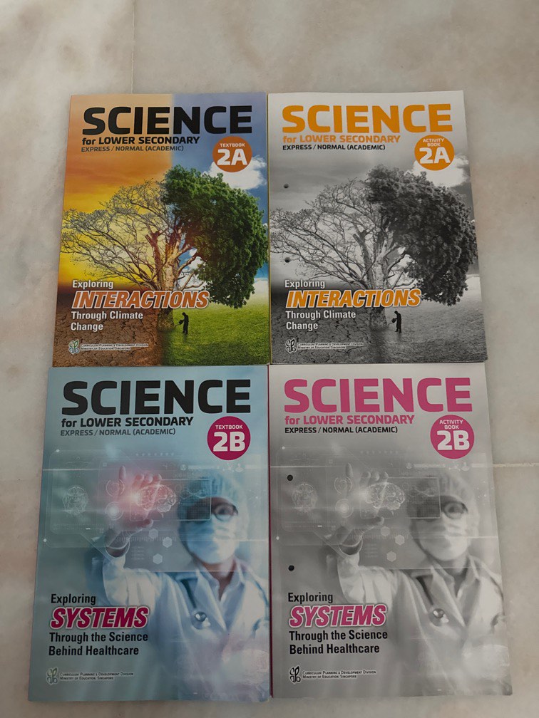 Science for Lower Secondary Express / Normal (Academic) Textbook 2A 2B ...