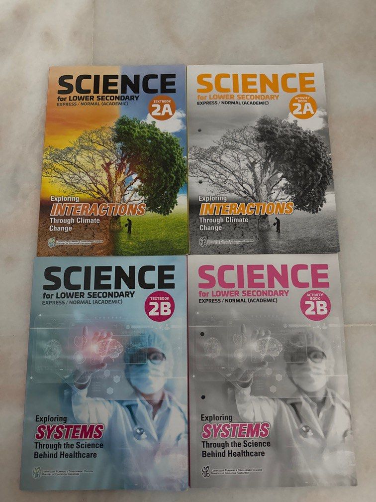 Science for Lower Secondary Express / Normal (Academic) Textbook 2A 2B ...