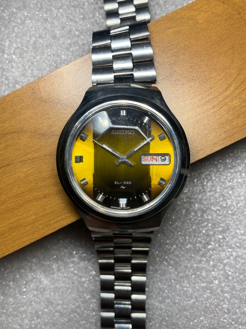 seiko electro magnetic el-330, Fesyen Pria, Jam Tangan di Carousell
