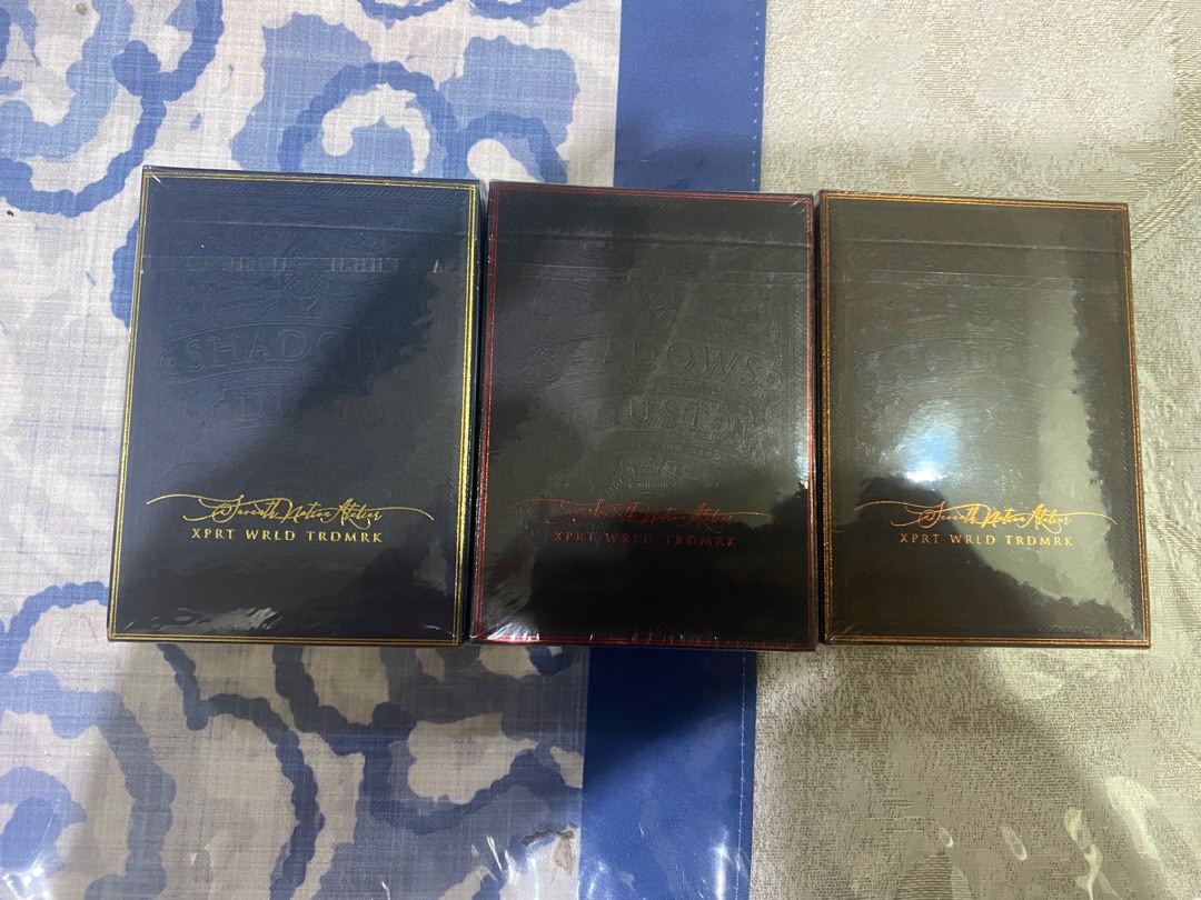 Shadows and Dust Playing Cards New & Sealed (Gilded), Hobbies & Toys ...