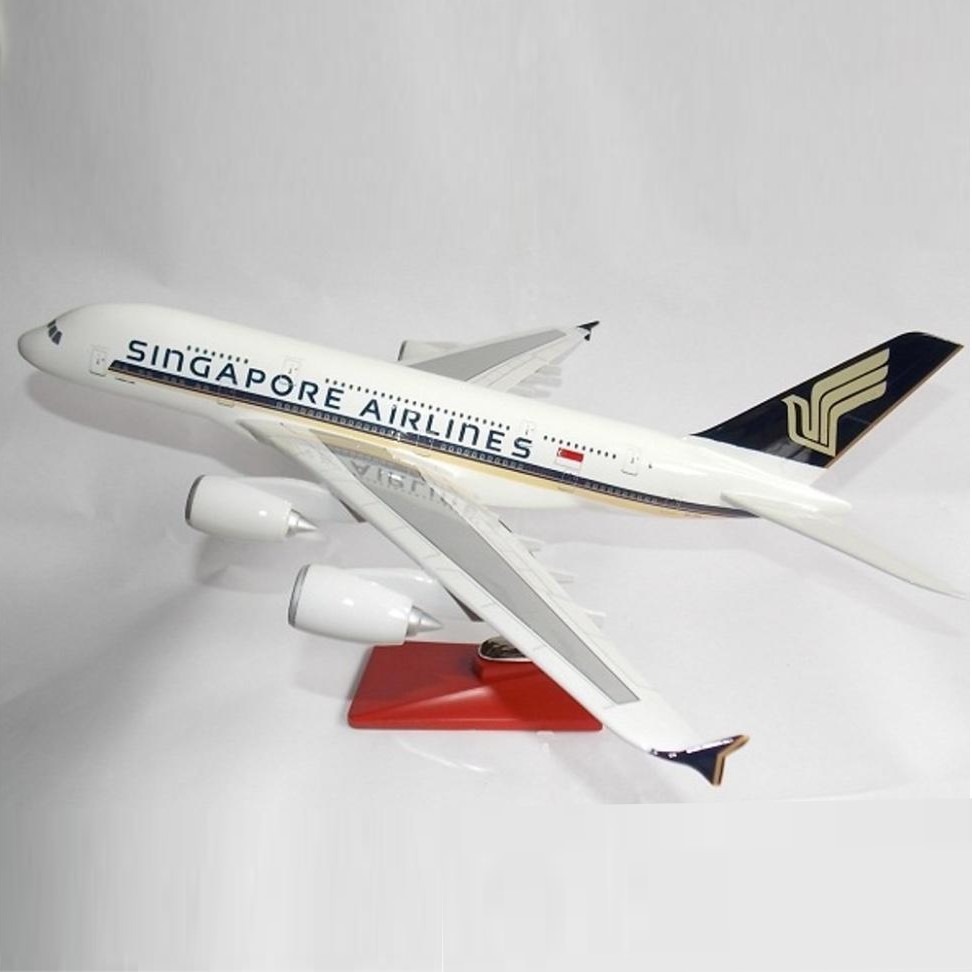 SINGAPORE AIRLINES AIRBUS A380-800 9V-SKA 45CM 1:160 ABS RESIN AIRCRAFT ...