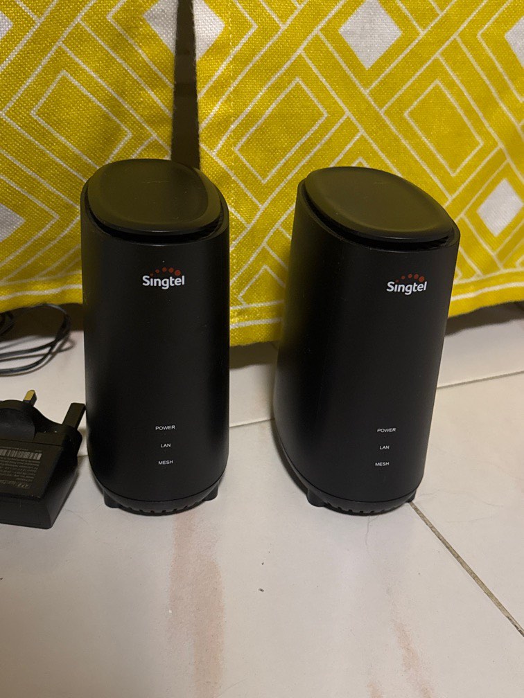 SingTel Wifi 6 Mesh Extender Dual Askey with original power adapter ...