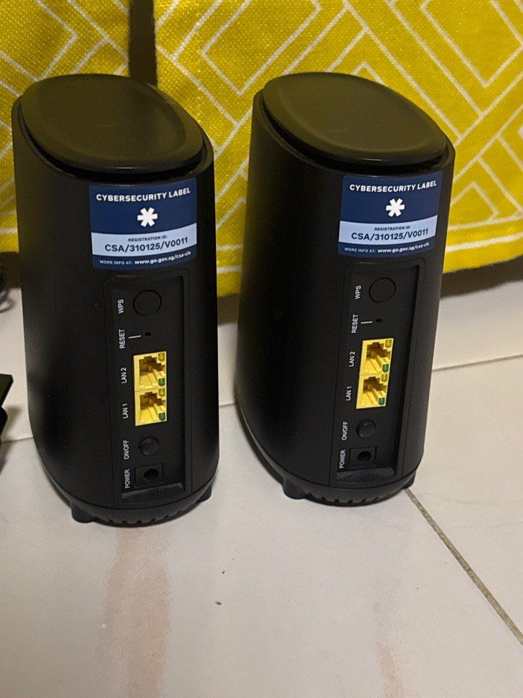 SingTel Wifi 6 Mesh Extender Dual Askey with original power adapter ...