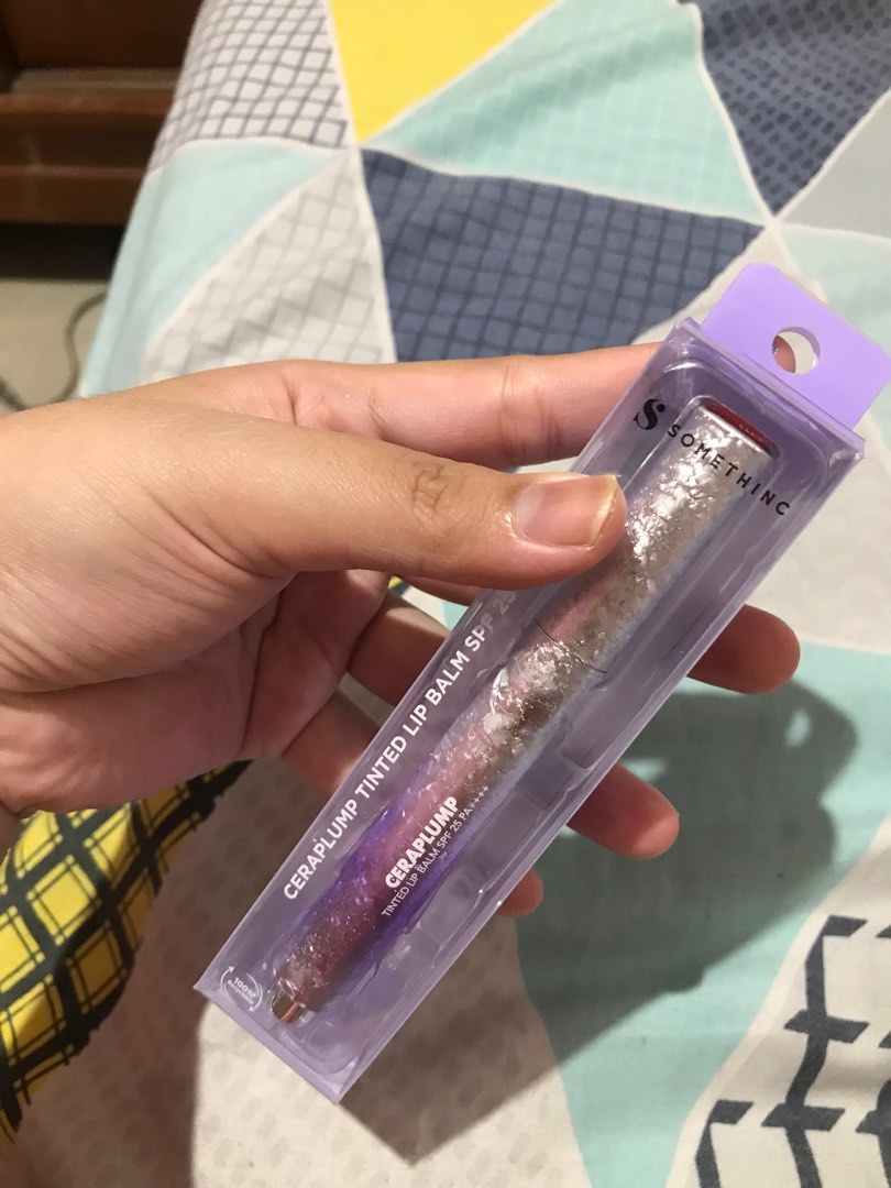 Somethinc ceraplum in sakura/ tinted lip, Kesehatan & Kecantikan, Rias ...