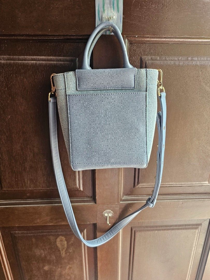 Sometimes by Asian Designer - Nicole Mini Tote Denim, Women's Fashion ...