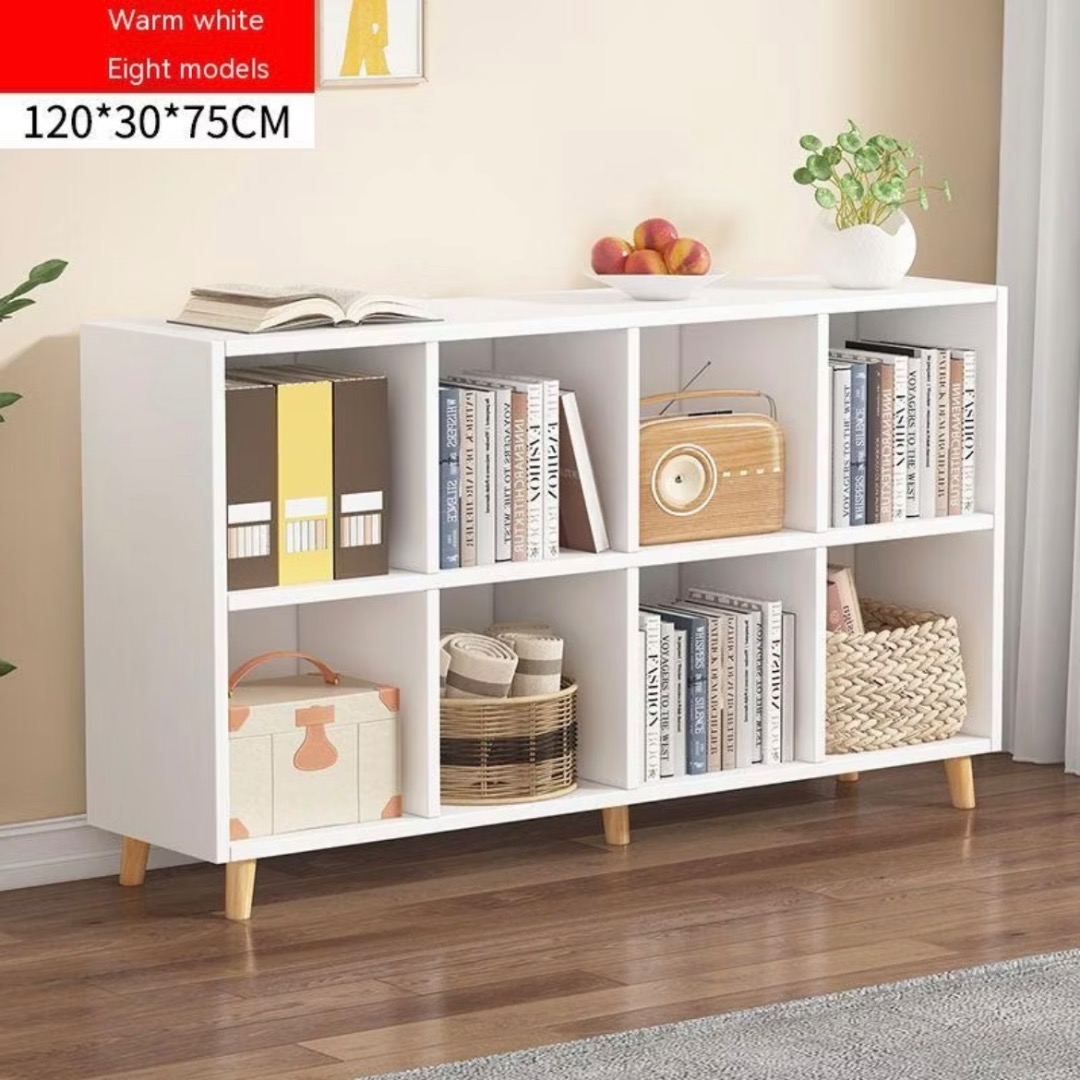 Spacious Multilayered Bookcase | Wooden Storage Shelf Display Cabinet ...