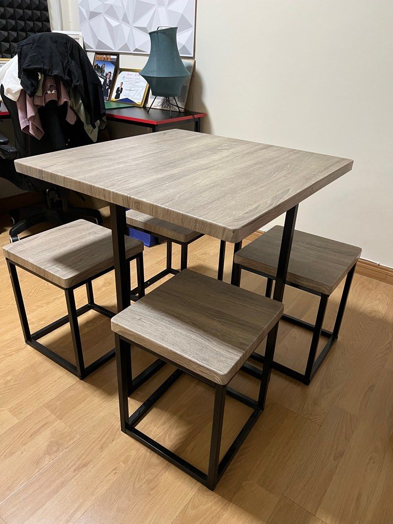 SSF Carmen Dining Set (4 Seater), Furniture & Home Living, Furniture ...