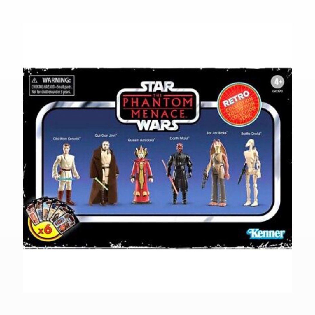 Star Wars episode i 1 hasbro figure retro Kenner figurine box set tpm ...