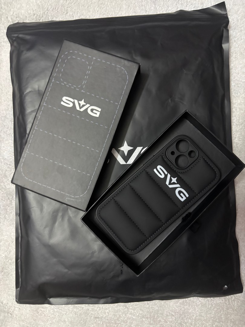 SVG CASE PUFF IP15 black/hitam Spring Summer, Mobile Phones & Gadgets ...