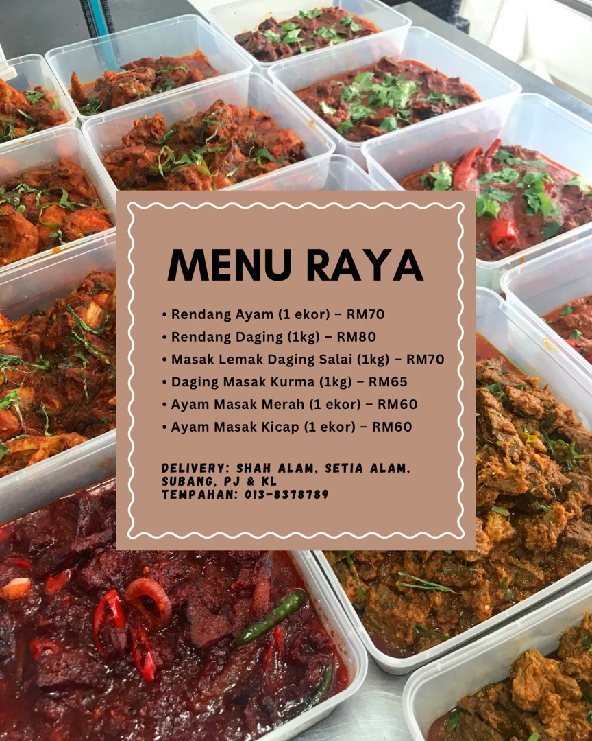 Tempahan Raya Rendang dan Kurma, Food & Drinks, Other Food & Drinks on ...