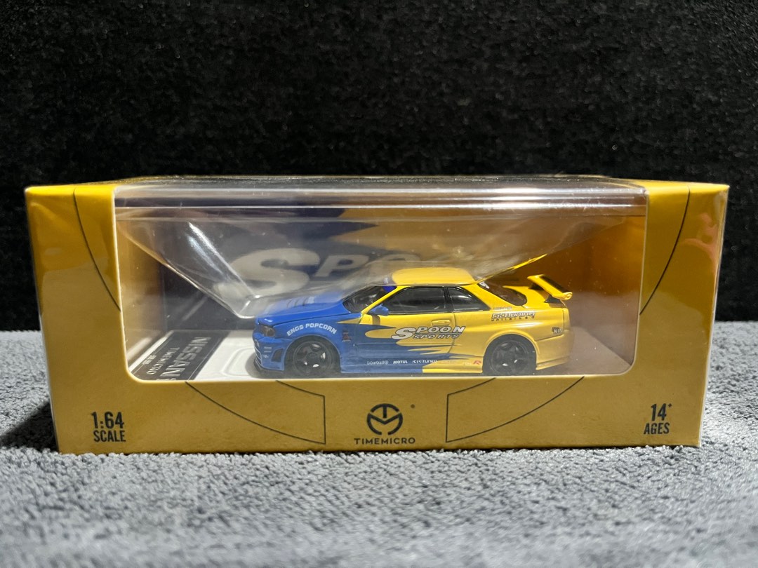 Time Micro Nissan GTR34 Open Hood Version Spoon, Hobbies & Toys, Toys ...