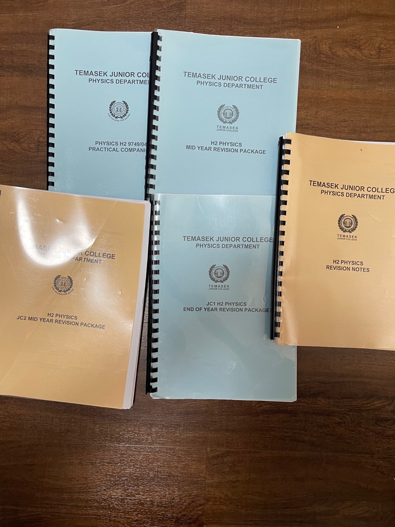 TJC H2 Physics booklets, Hobbies & Toys, Books & Magazines, Assessment ...