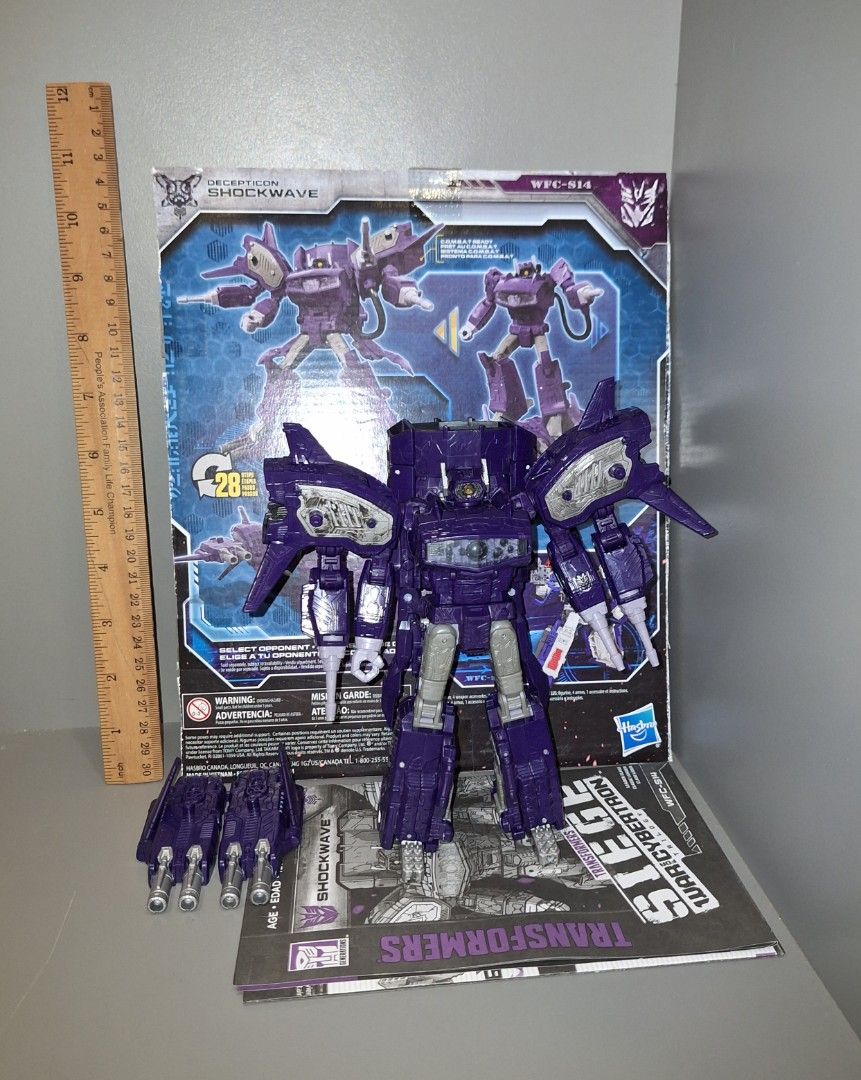 Transformers Siege Shockwave leader class WFC-S14 no box complete ...