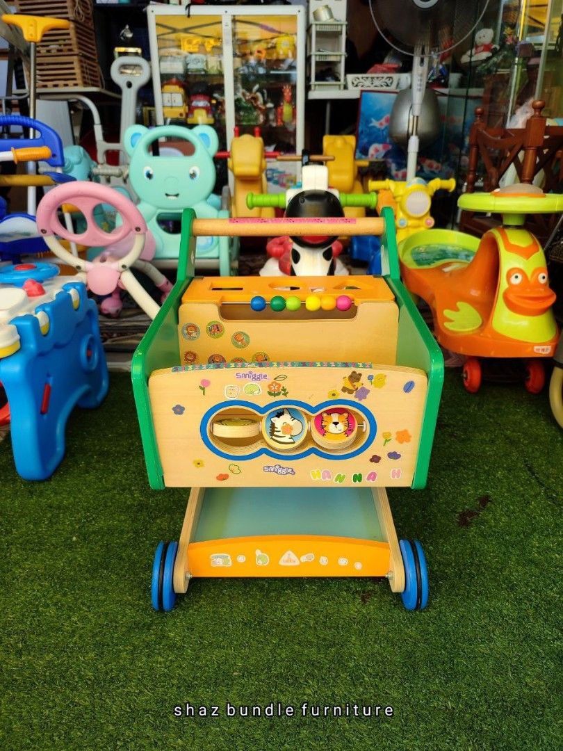 TROLLEY WOODEN WALKER, Babies & Kids, Infant Playtime on Carousell