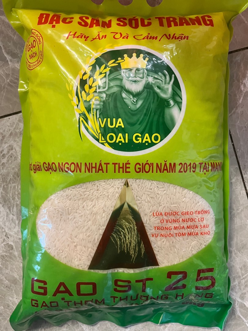 Vietnamese rice ST25 - world best rice in 2019, Food & Drinks, Rice ...