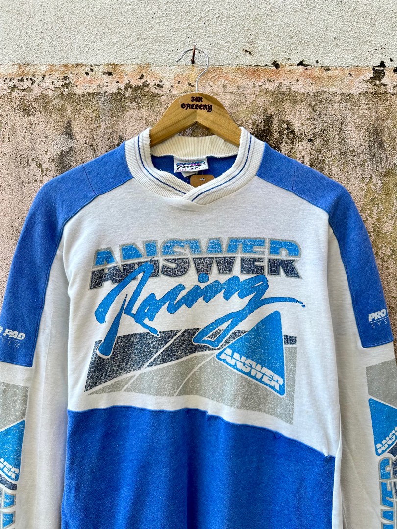 Vintage Answer Racing USA, Men's Fashion, Tops & Sets, Tshirts & Polo ...