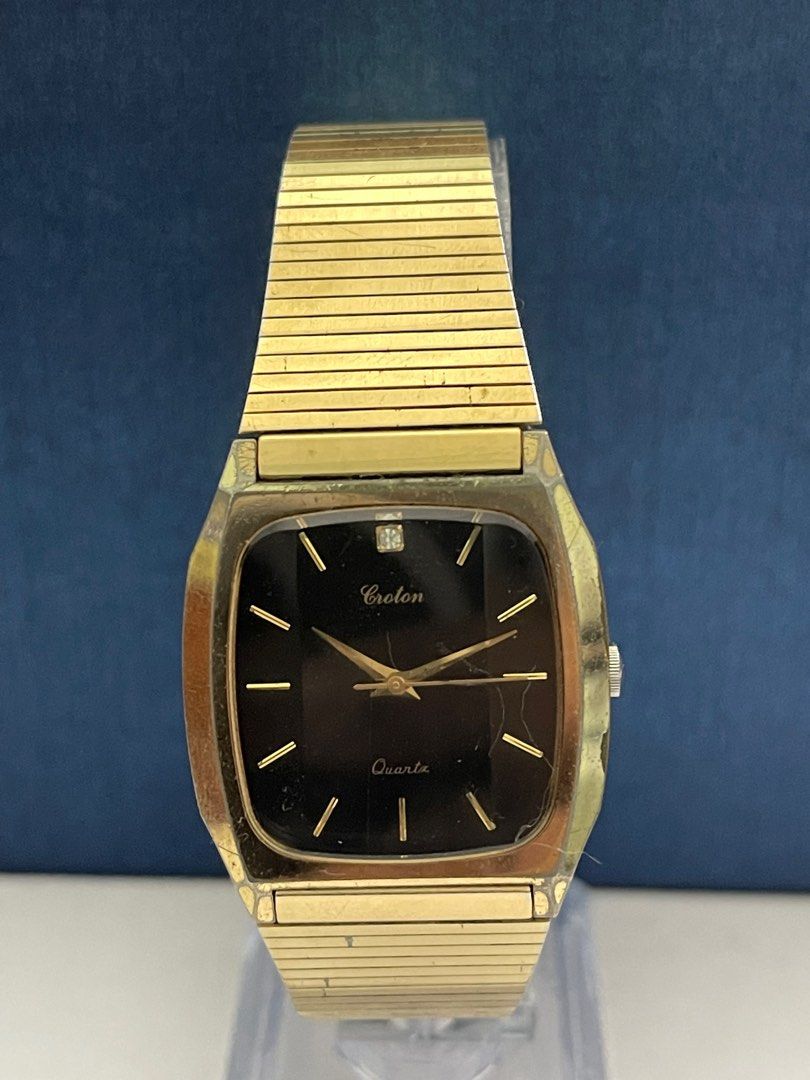 Vintage Croton Tank Watch, Men's Fashion, Watches & Accessories ...