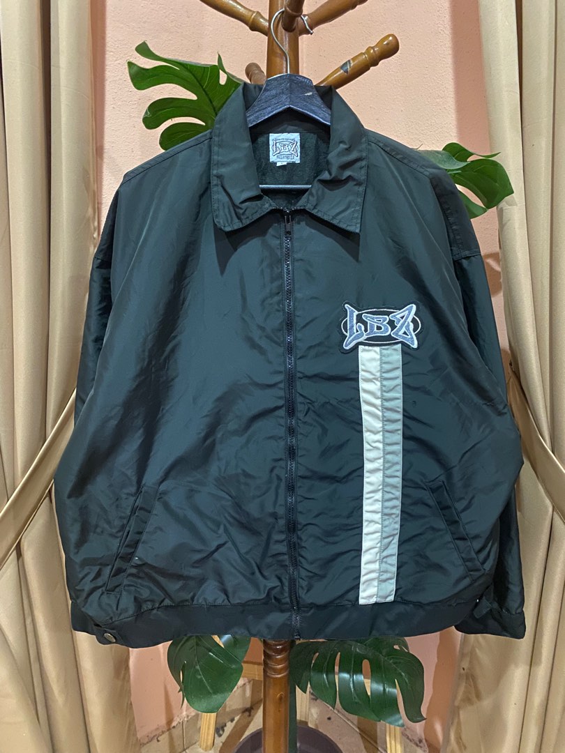 Vintage LBZ Quality Clothing Black Nylon Bomber Jacket - Made in USA ...