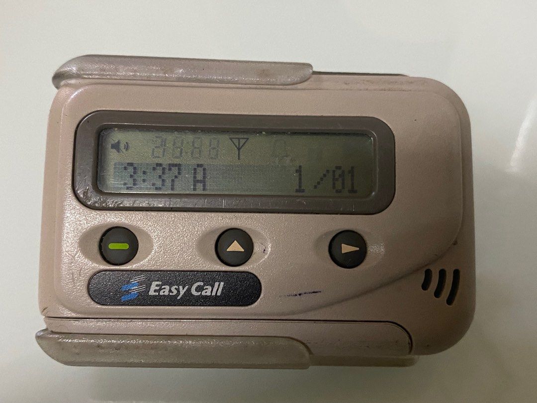 Vintage Motorola Alpha / Numeric Flex Beeper Pager / EASY CALL Retro ...