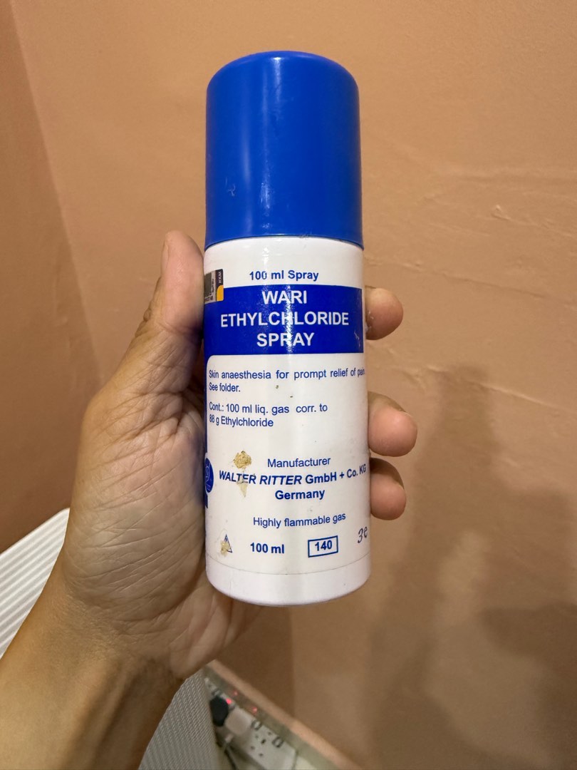 Wari Ethylchloride Spray 100ml (Germany), Health & Nutrition, Massage ...