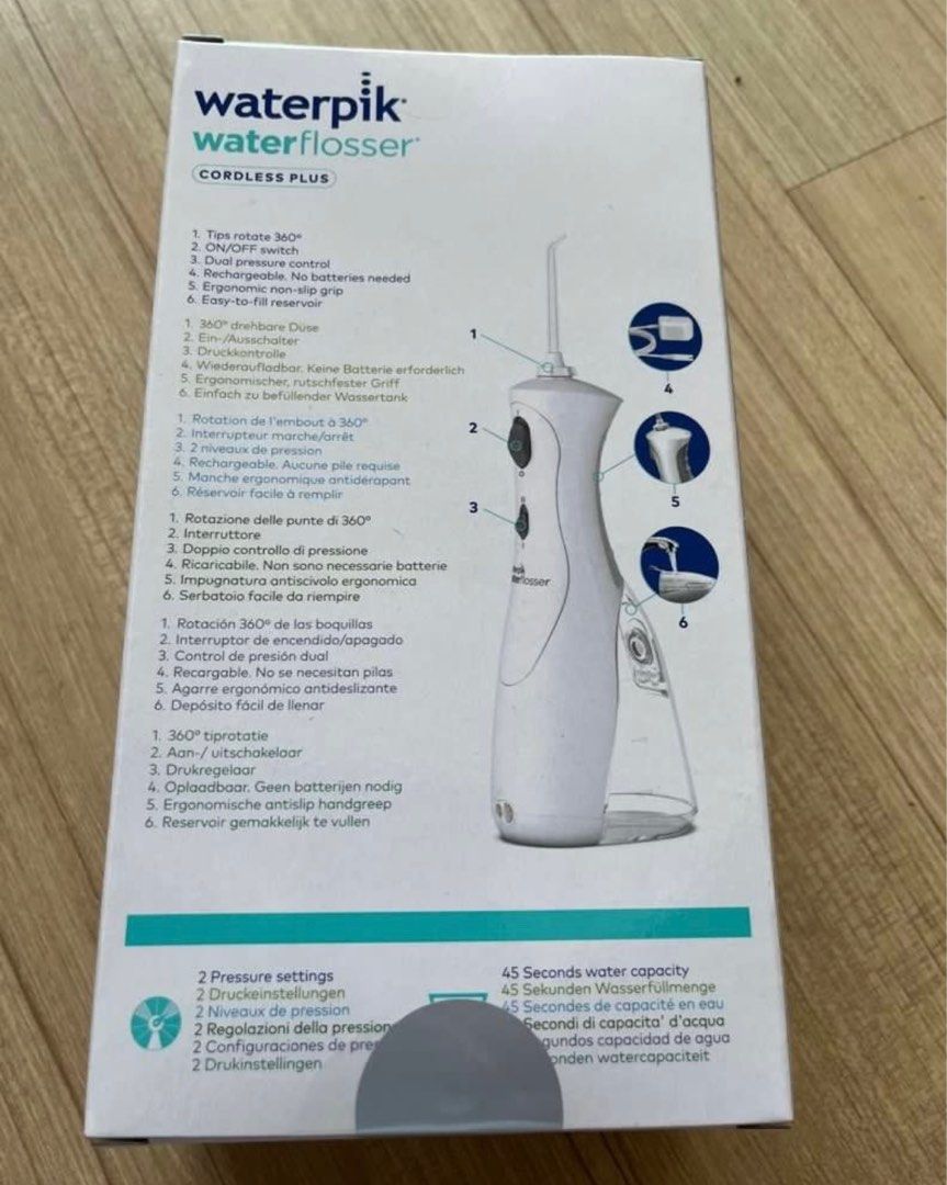 Waterpik Water flosser cordless plus. Brand new, unopen box., Beauty ...