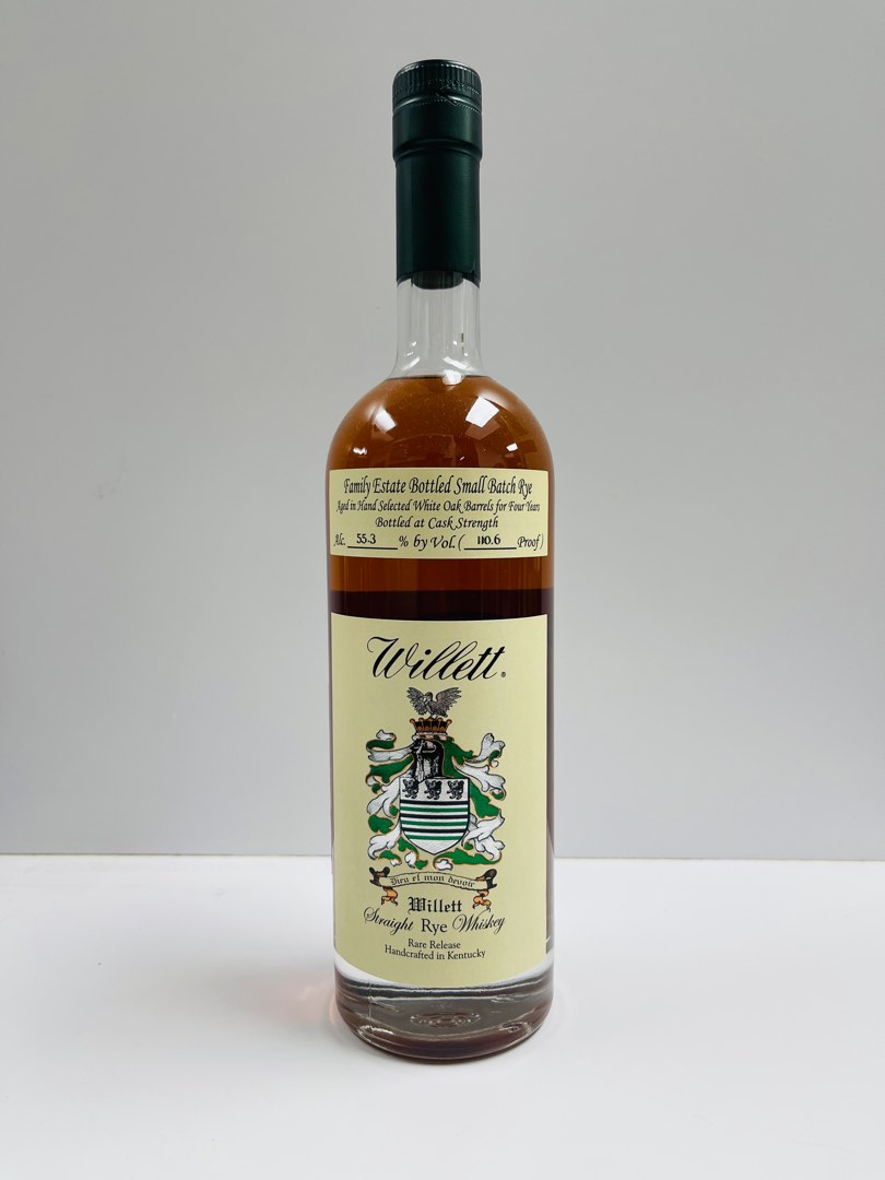 Willett 4 Year Old Family Estate Small Batch Rye 70cl 55.3%, Food ...