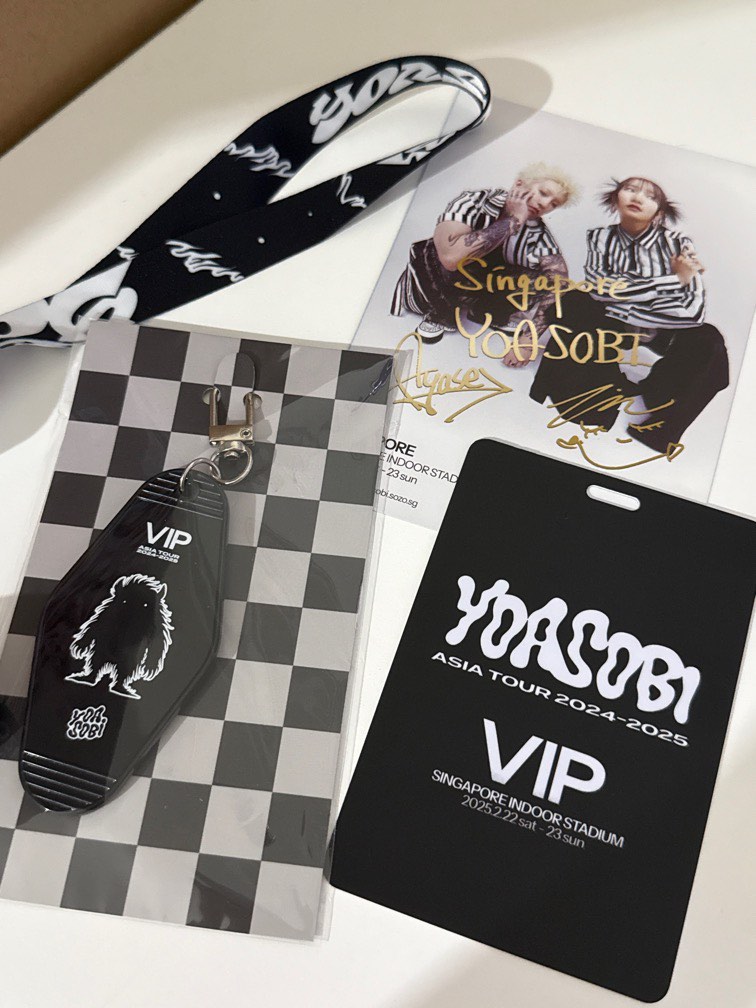 [WTS] YOASOBI ASIA TOUR 2024-2025 VIP MERCHANDISE, Hobbies & Toys ...