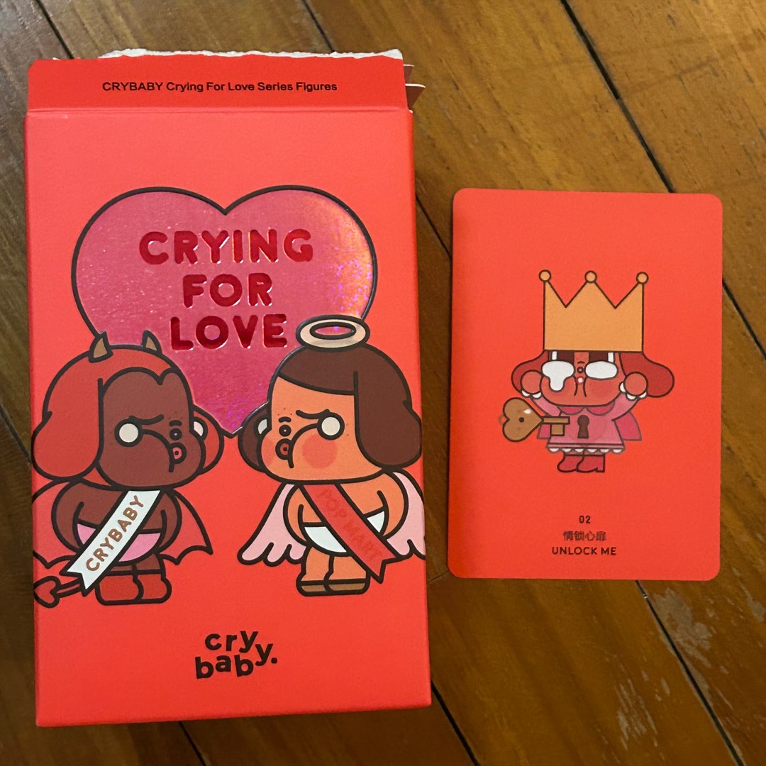 [wtt] BNIF crybaby crying for love unlock me popmart, Hobbies & Toys ...